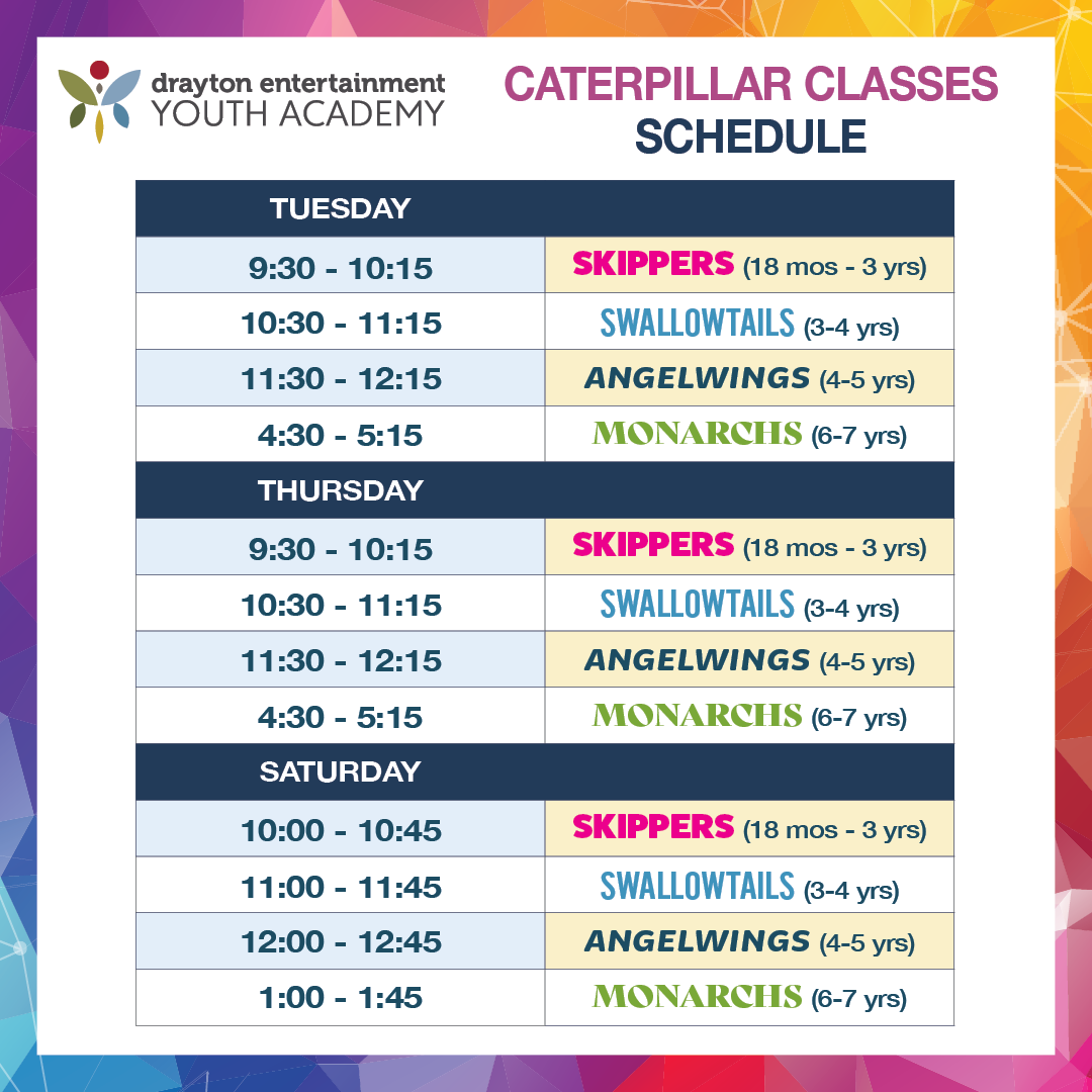 Fall Session Classes 2024 | Drayton Entertainment Youth Academy