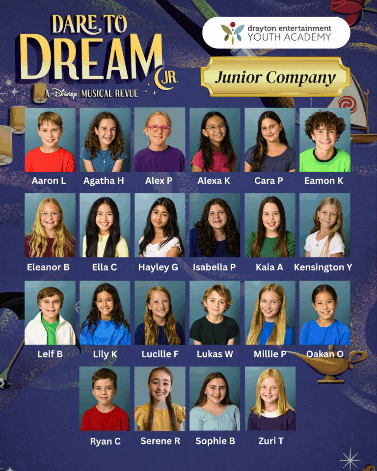 Meet the Cast of Disney’s Dare to Dream Jr. | Drayton Entertainment Youth Academy